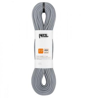 Double Rope Petzl Paso Guide 7.7 mm Dry 60 m Grey for Climbing | Decathlon