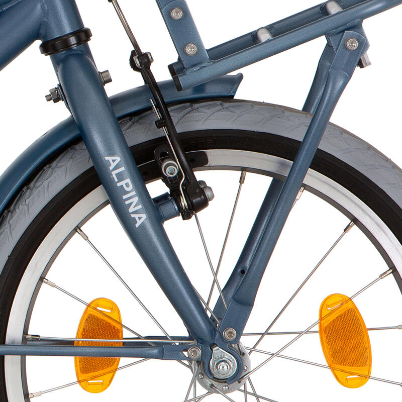 Alpina Fork 16 Cargo J Vintage Blue Matt ALPINA | Decathlon