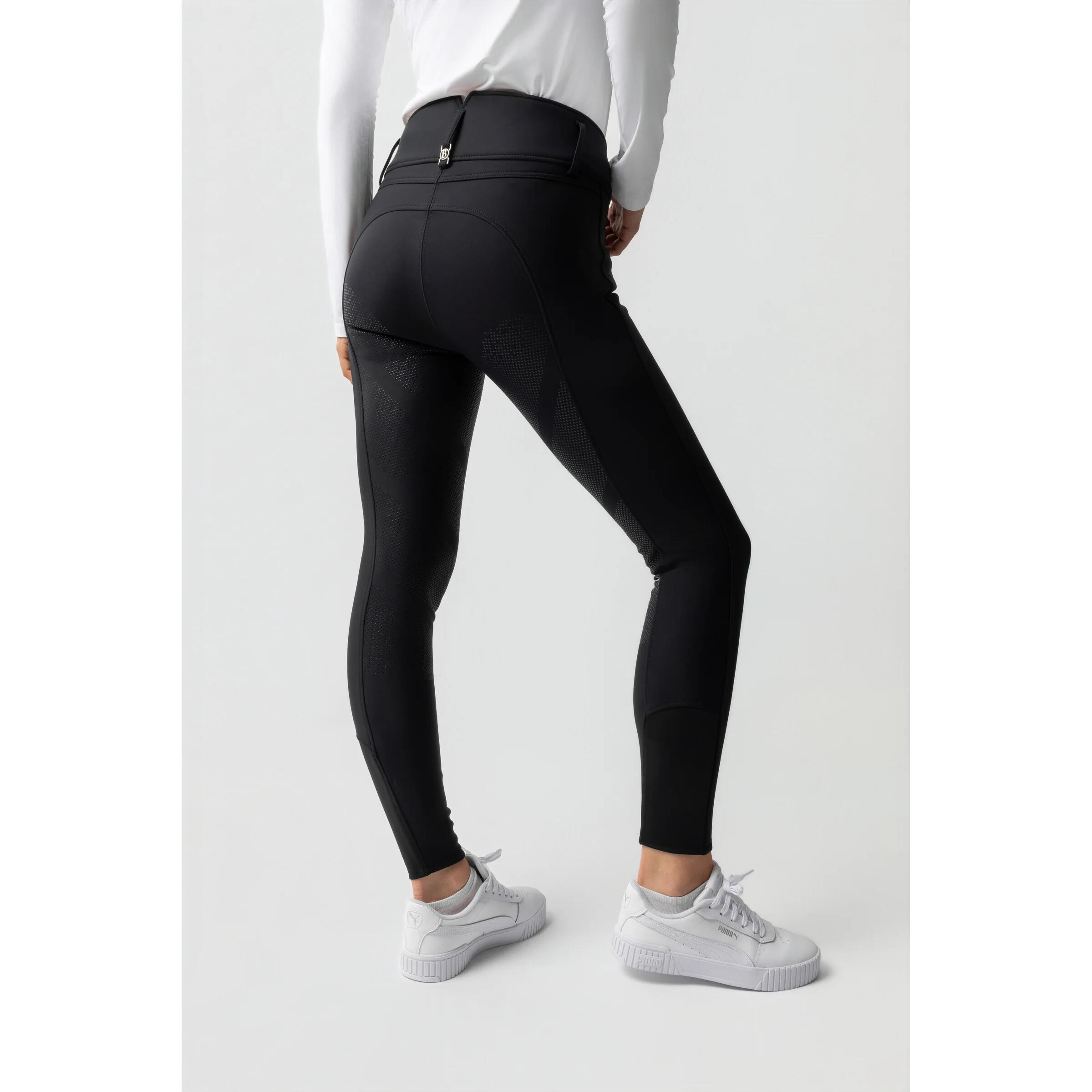 Legging equestre termico con fondo intero donna Horze Tiffany II HORZE | Decathlon