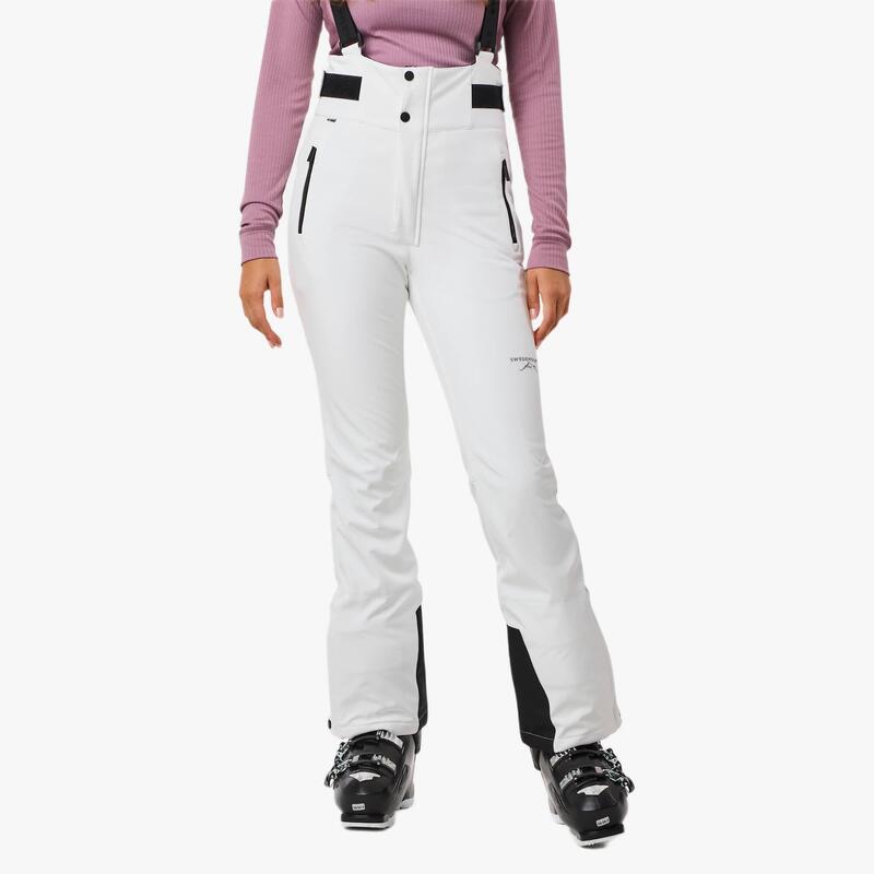 Pantalon de ski femme Ski imperméable coupe-vent Vail Softshell Bib ...