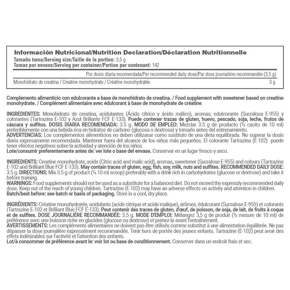 Creatine micronized 200 Mesh - 500g Maçã Verde da Masmusculo ...