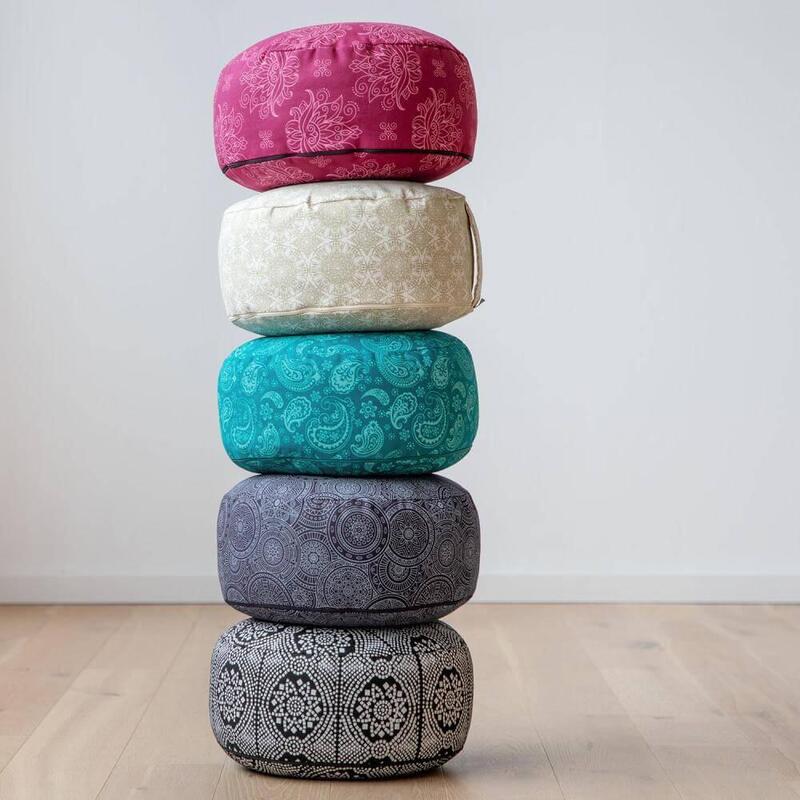 Poduszka do medytacji Bodhi Rondo Maharaja - granatowy BODHI | Decathlon