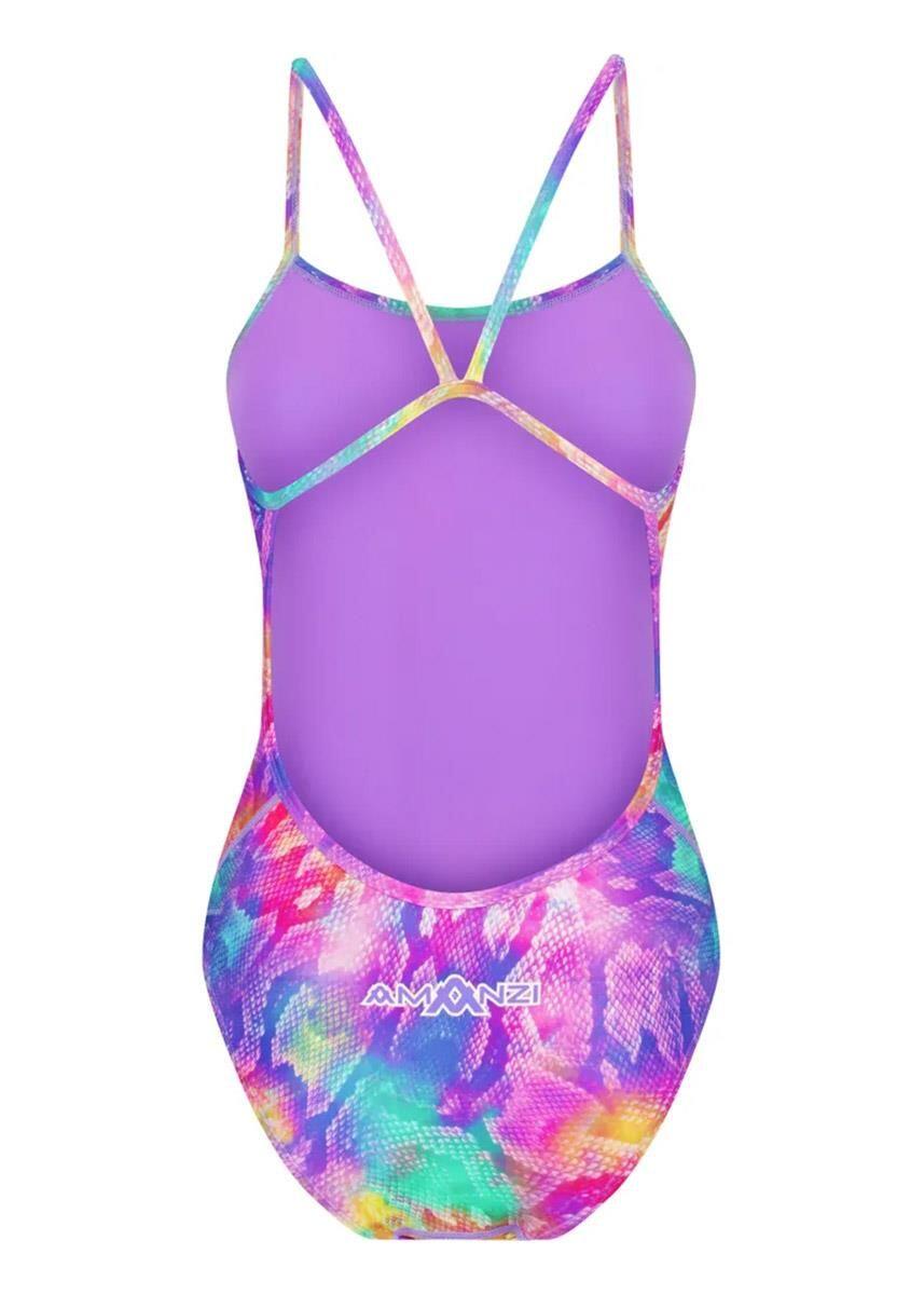 AMANZI Dreamscale Pro Back Swimsuit - Size 24 | Decathlon
