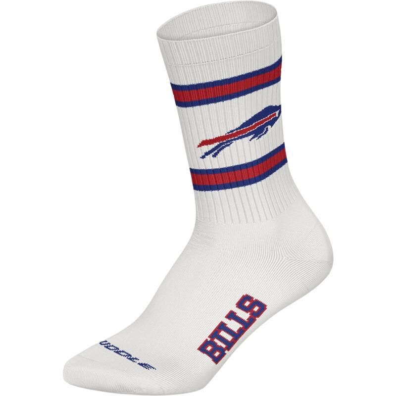 NFL Huddle 3pk Crew Socks 43/46 Buffalo Bills NFL | Decathlon