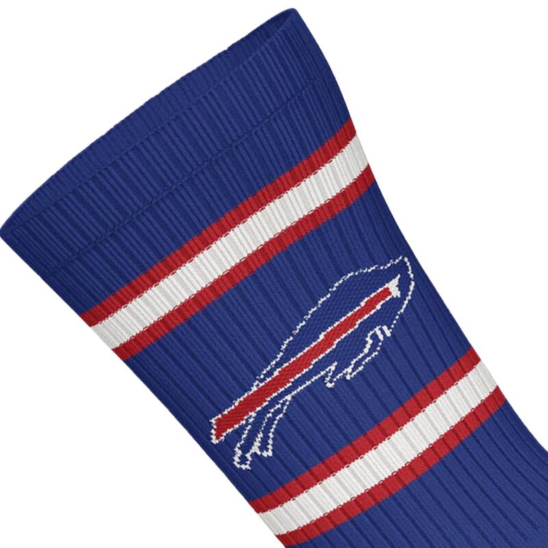 NFL Huddle 3pk Crew Socks 43/46 Buffalo Bills NFL | Decathlon