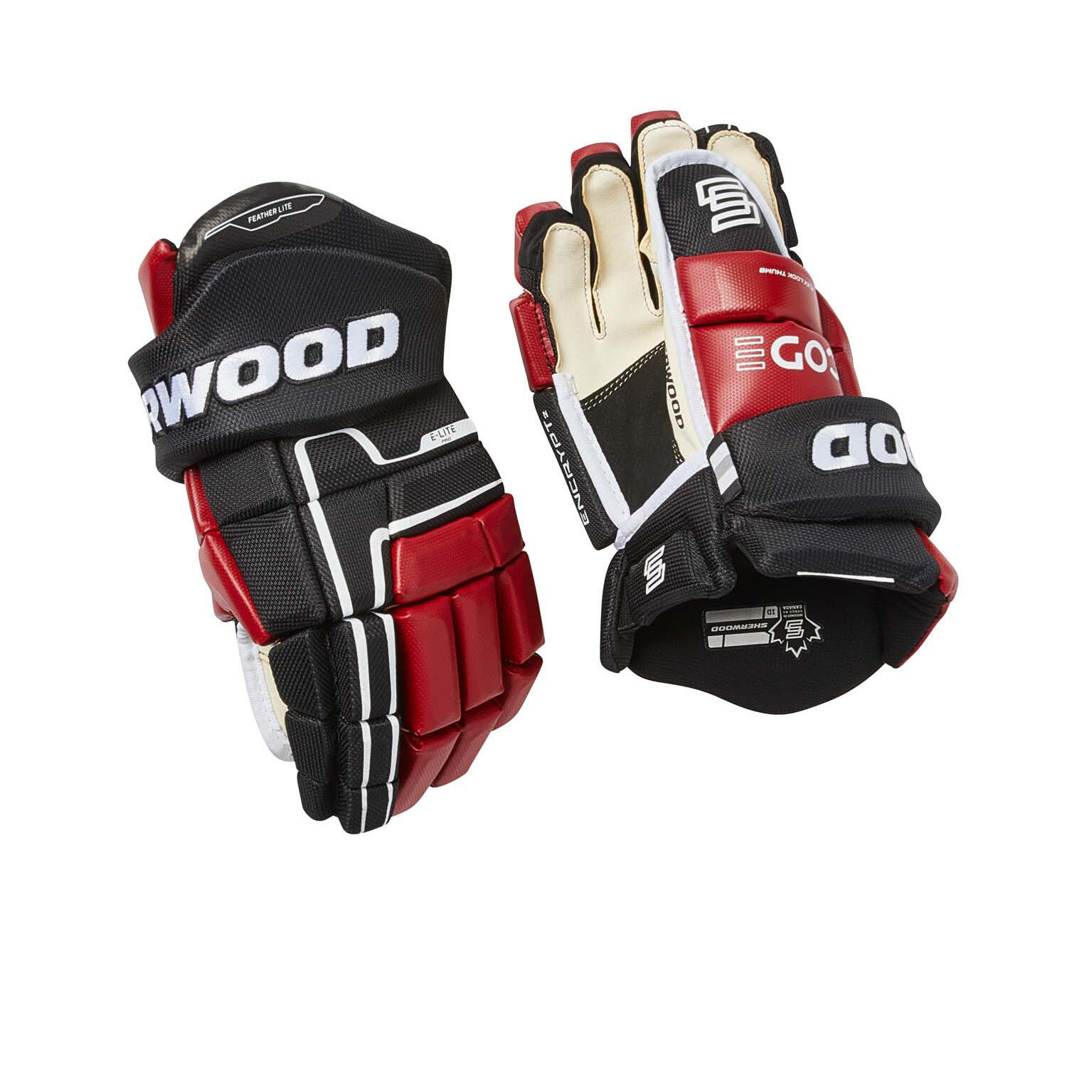 Handschuhe Sherwood Code Encrypt 2 Senior schwarz/rot/weiss 13 Zoll ...