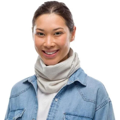 Naszyjnik Buff lightweight merino wool solid cloud BUFF | Decathlon