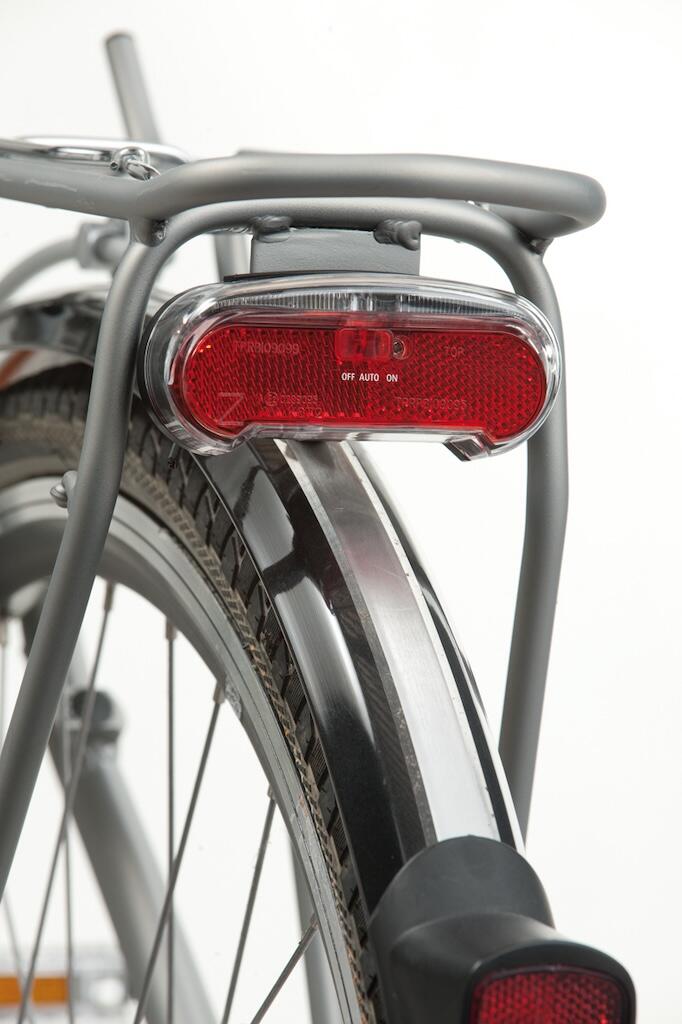 Riff Rear Pannier Rack Battery Light AXA | Decathlon