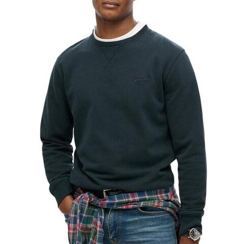 Sweat Marine Homme Superdry Essential Logo Crew SUPERDRY | Decathlon