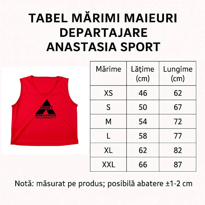 ANASTASIA SPORT - Maieu de departajare Anastasia Sport, rosu, marime S ...