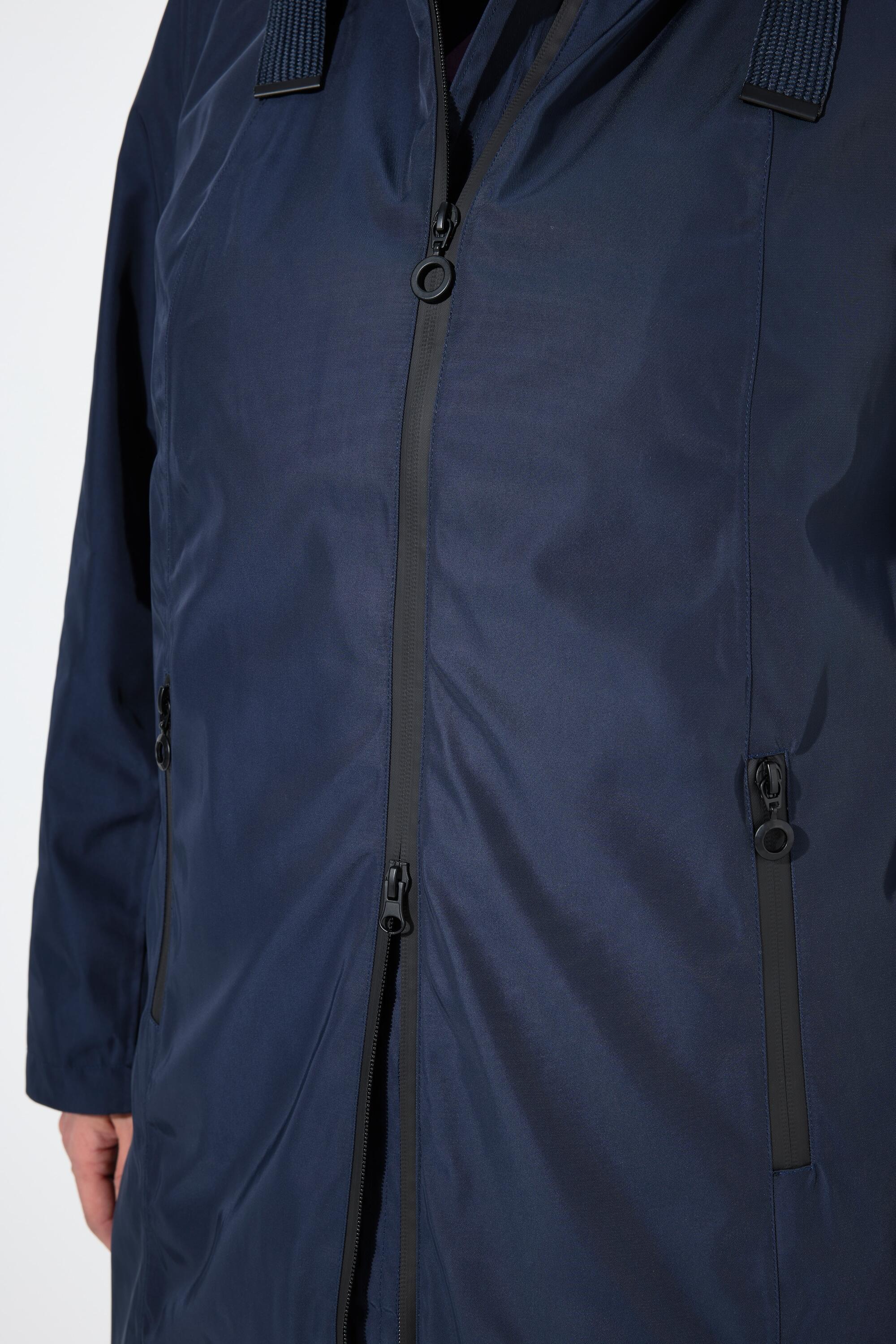 HYPRAR Women's Technical Waterproof Jacket with Removable Hood - Blue ULLA POPKEN | Decathlon