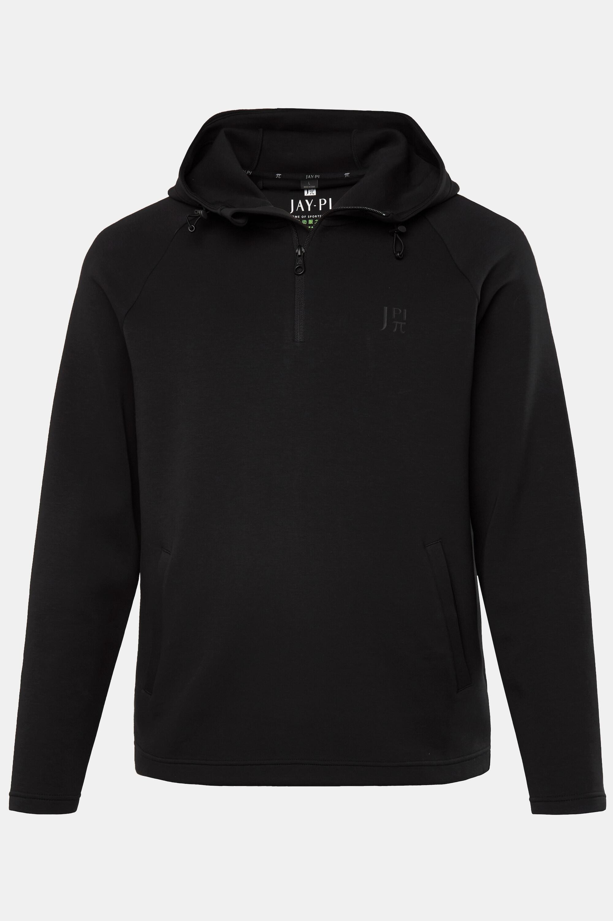 JAY-PI Zip Truckers Sweater Plus Size, Black JAY PI | Decathlon