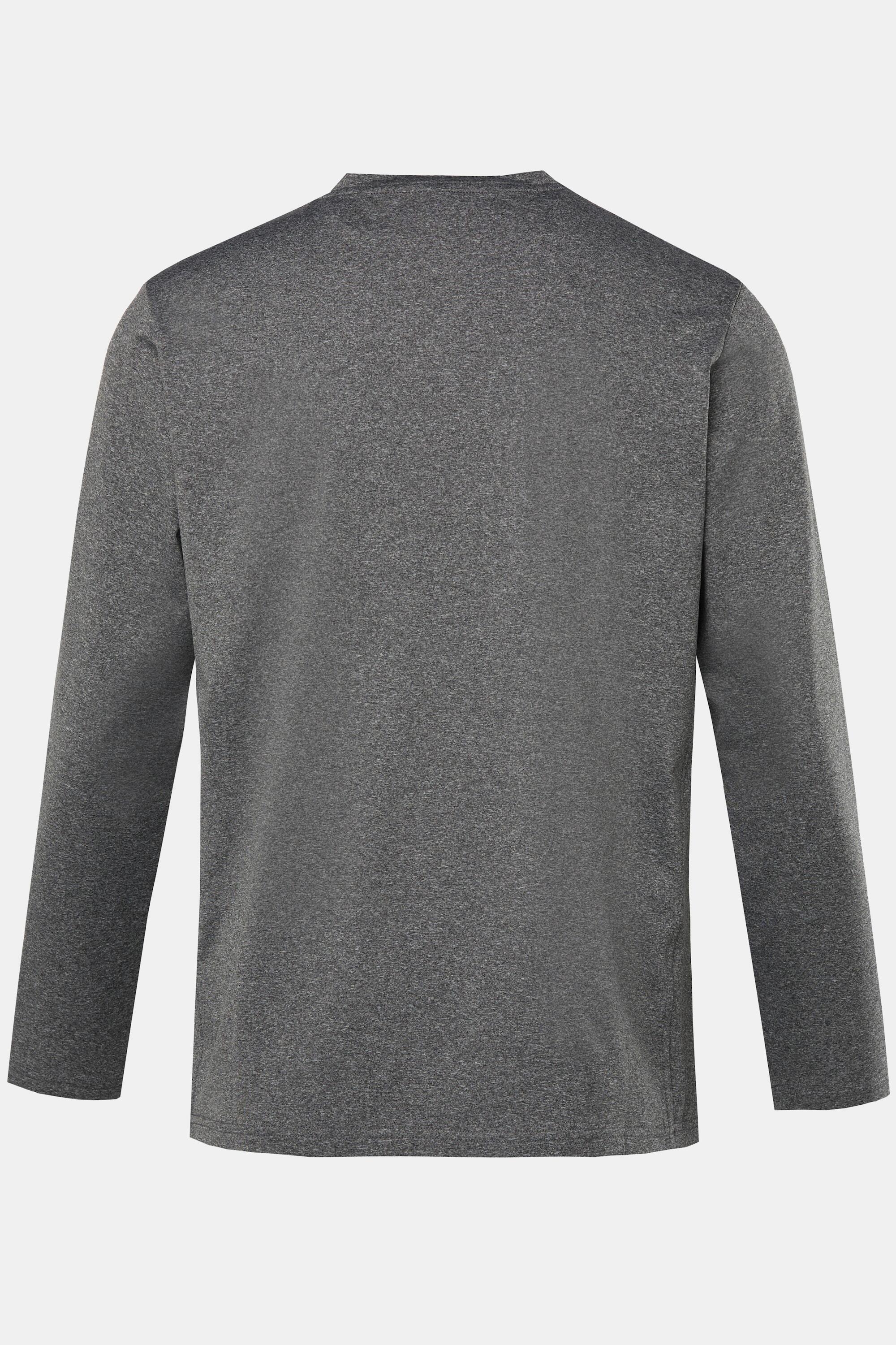 JAY-PI FLEXNAMIC® Technical Henley Trekking Long Sleeve GREY JAY PI ...