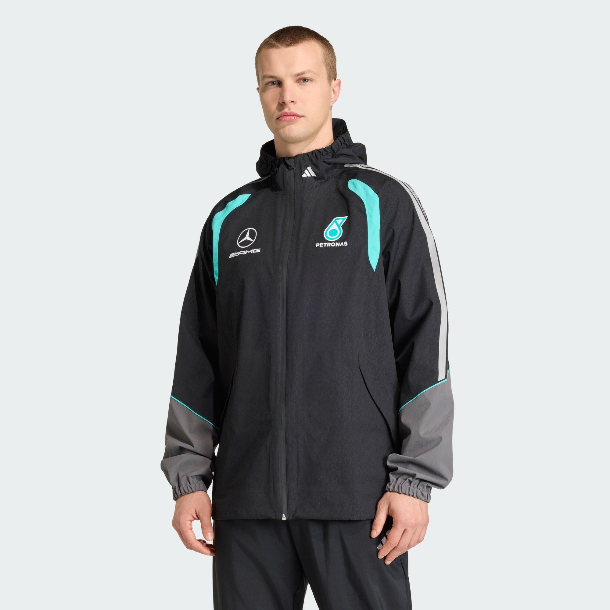 MERCEDES - AMG PETRONAS FORMULA 1 TEAM MECHANICS RAIN JACKET ADIDAS ...