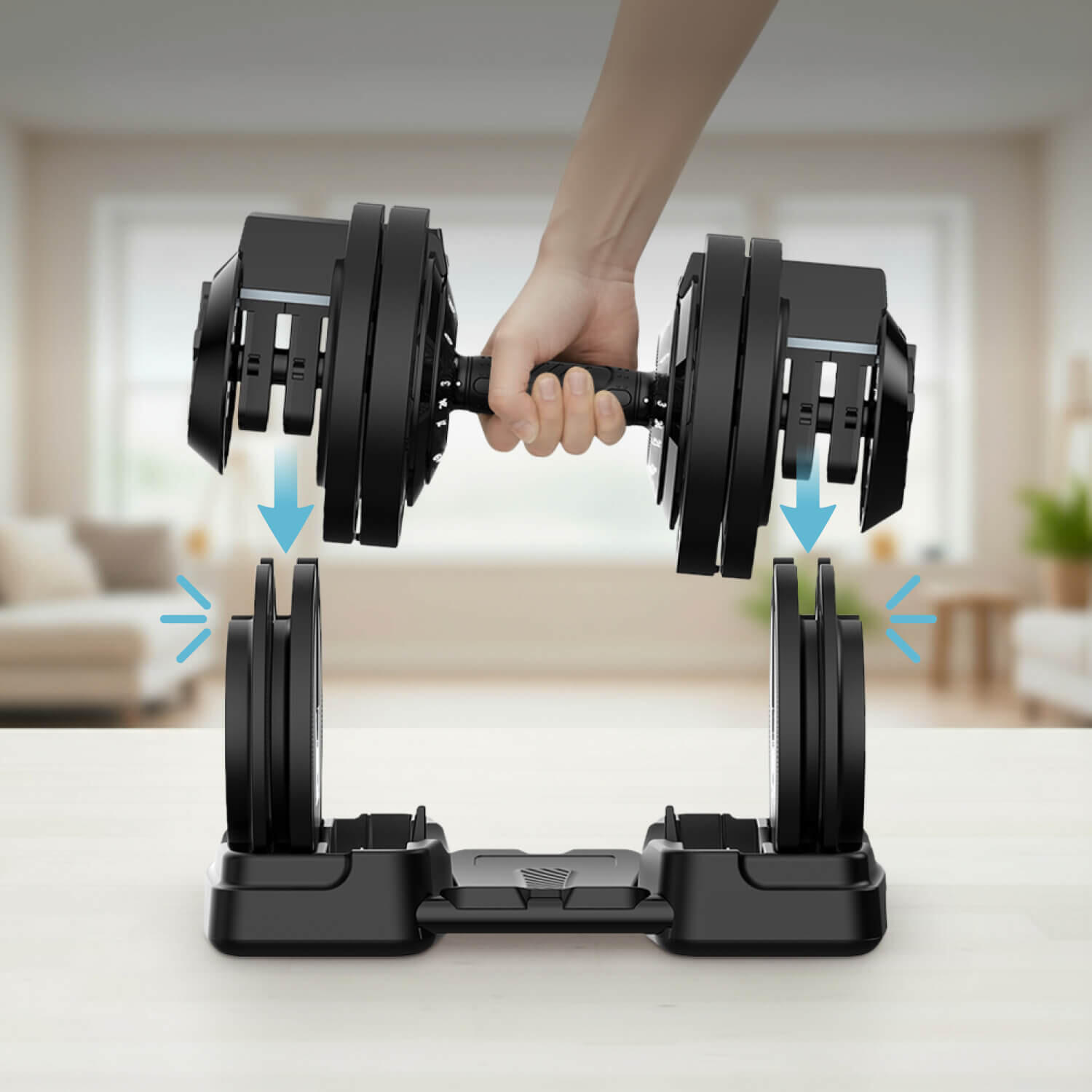 Halter Paino - Korte halter - Verstelbare halter - 12 niveaus, 3 tot 24 ...