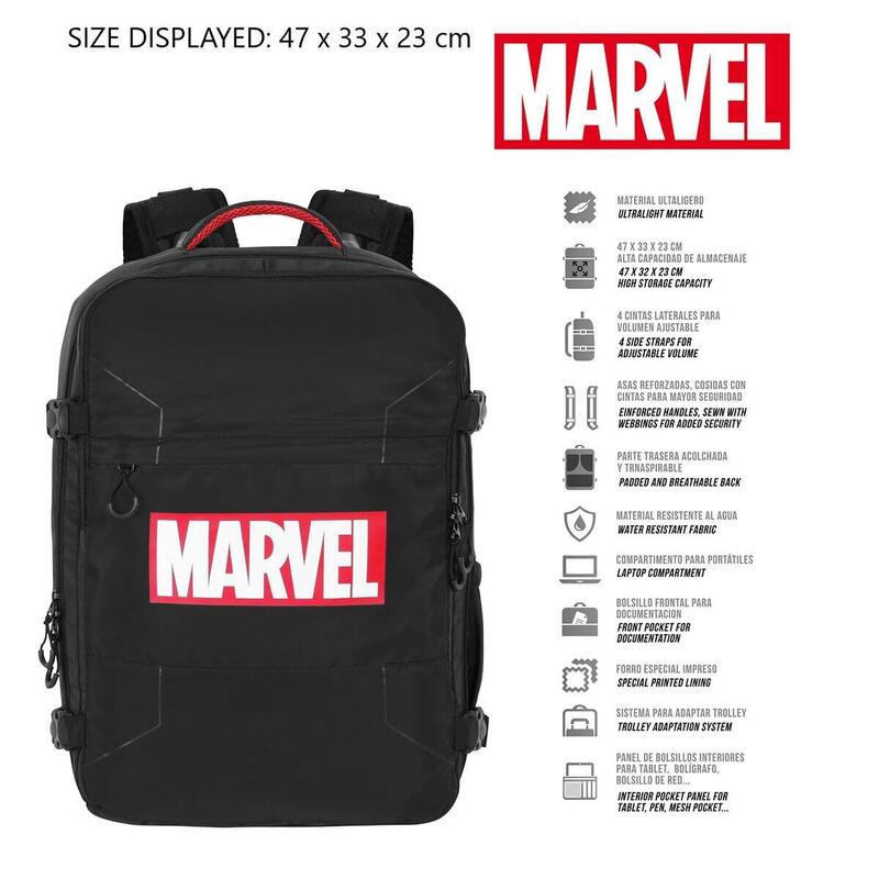 Sac à dos Multi-usage MARVEL Noir MARVEL | Decathlon