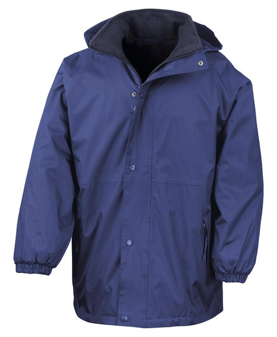 Result Unisex Fleece Lined Waterproof Jacket - Red/Navy | Decathlon