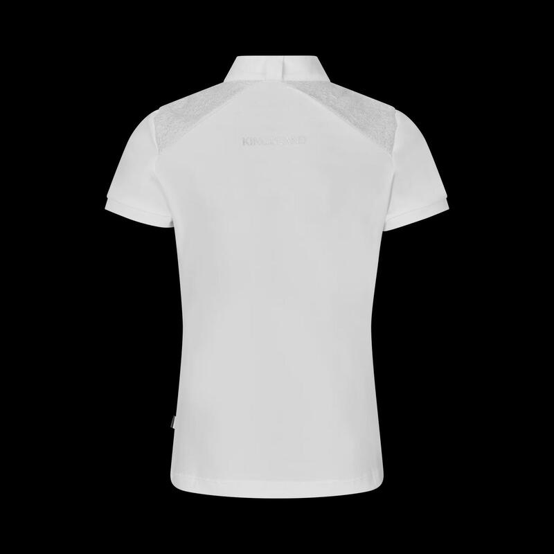 Kingsland Klnala Wedstrijdshirt Meisjes Ss25 Wit - KINGSLAND - Decathlon