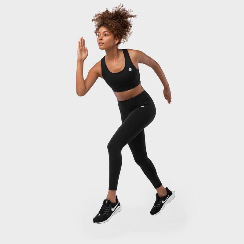 SIROKO - Women Fitness Sports bra Fuel Black | Decathlon