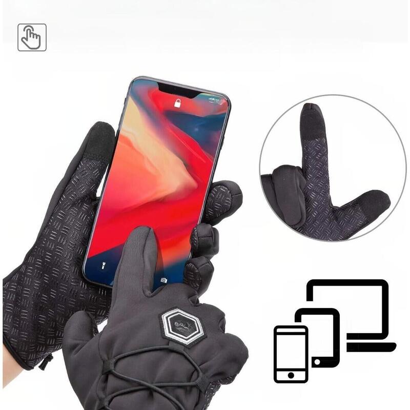 ROCKBROS - Mănuși de iarnă ROCKBROS - Touchscreen și rezistente la vânt ...