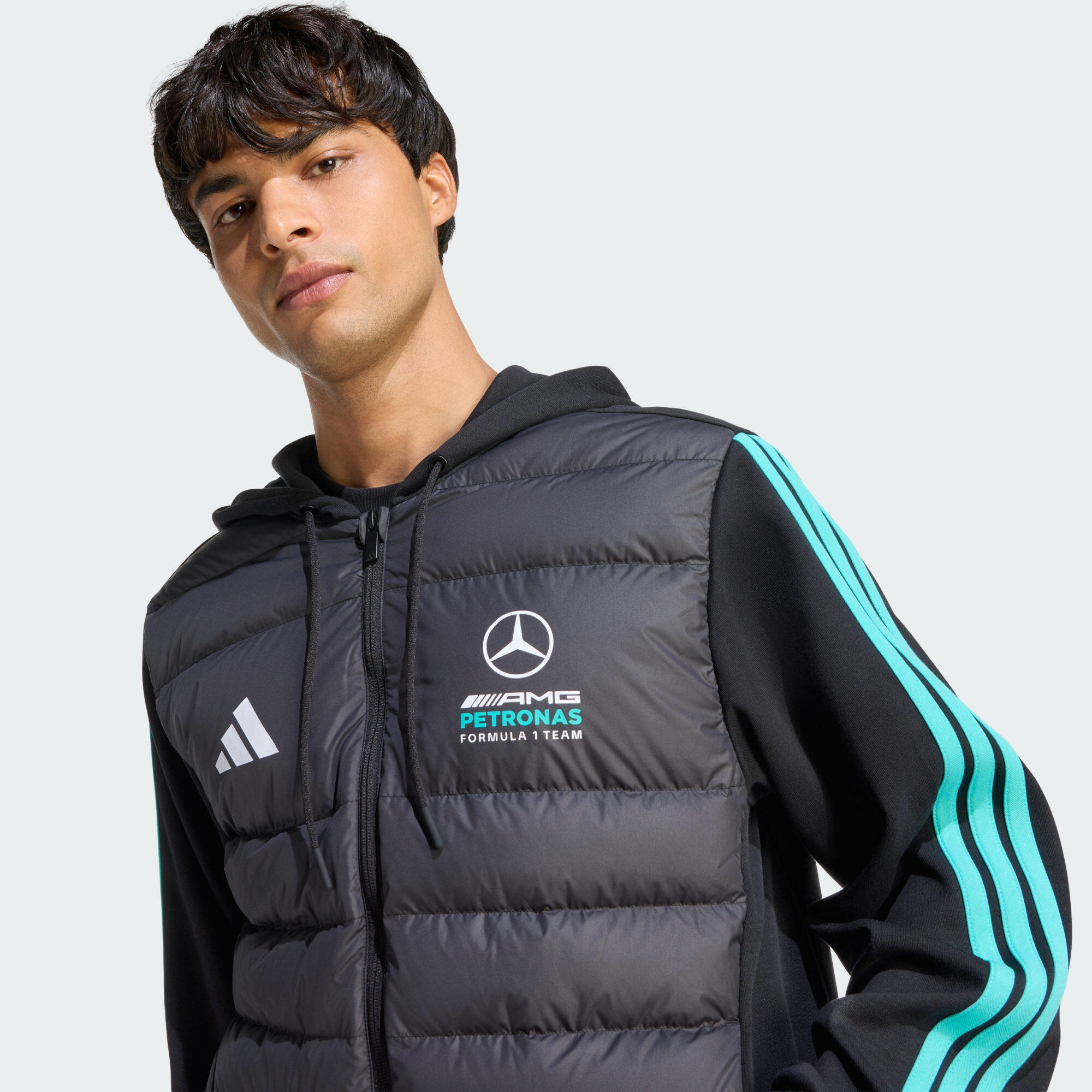 MERCEDES - AMG PETRONAS FORMULA 1 TEAM DNA PUFFER JACKET ADIDAS | Decathlon