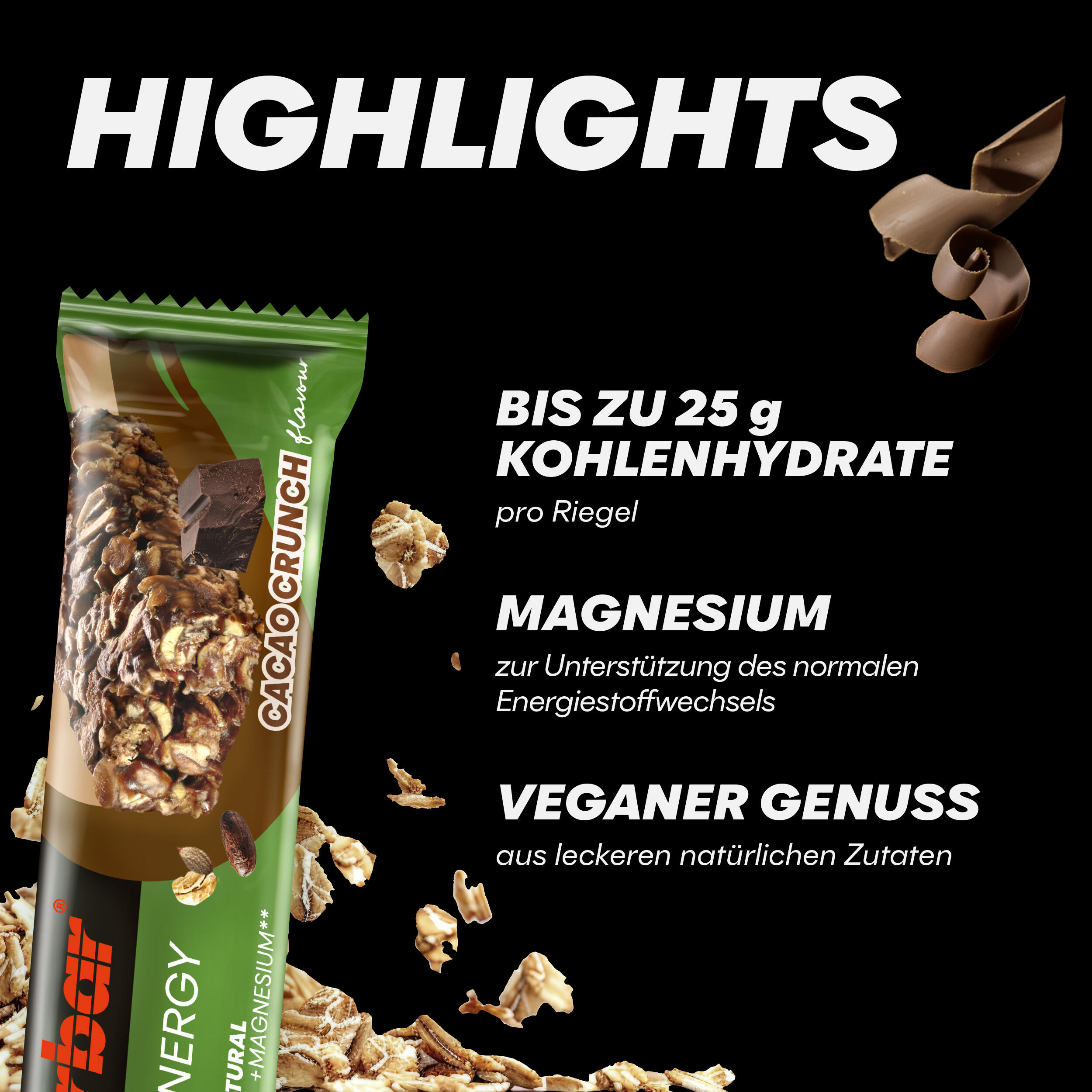 PowerBar Energy Protein Bar 45 g, Vegan, Oats & Magnesium POWERBAR ...
