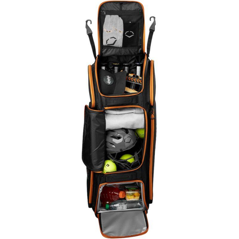 DeMarini WB574410 Special OPS V2 Wheeled Bag Color Black Baseball ...