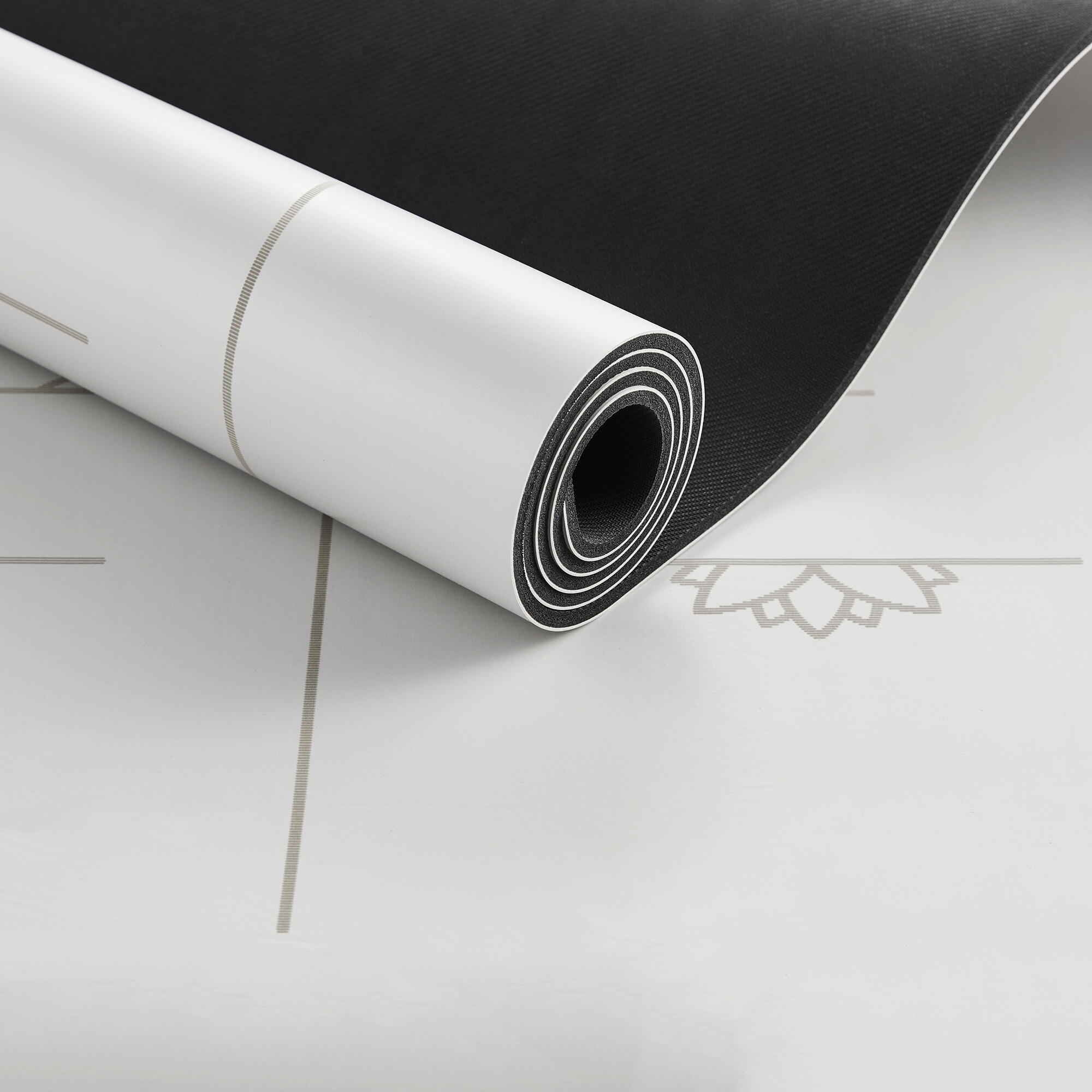 Myga Alignment Yoga Mat Grey | Decathlon