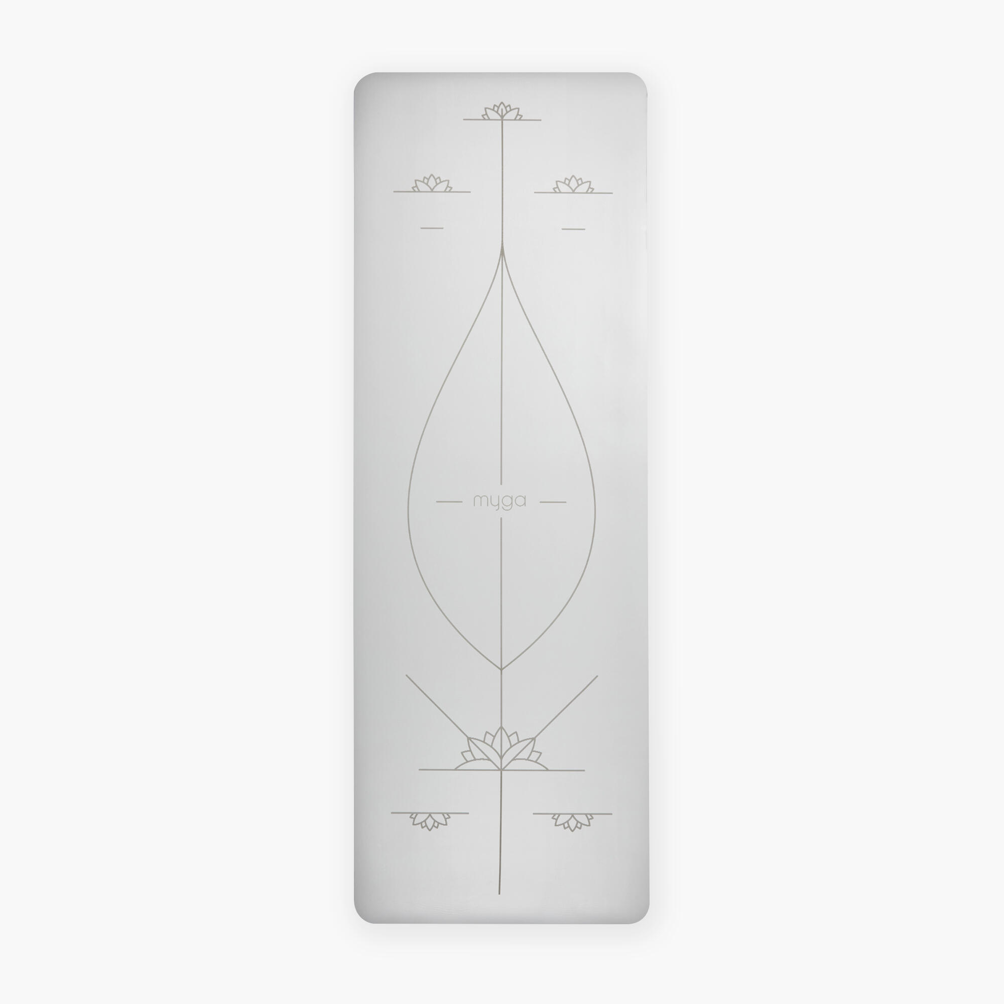 Myga Alignment Yoga Mat Grey | Decathlon