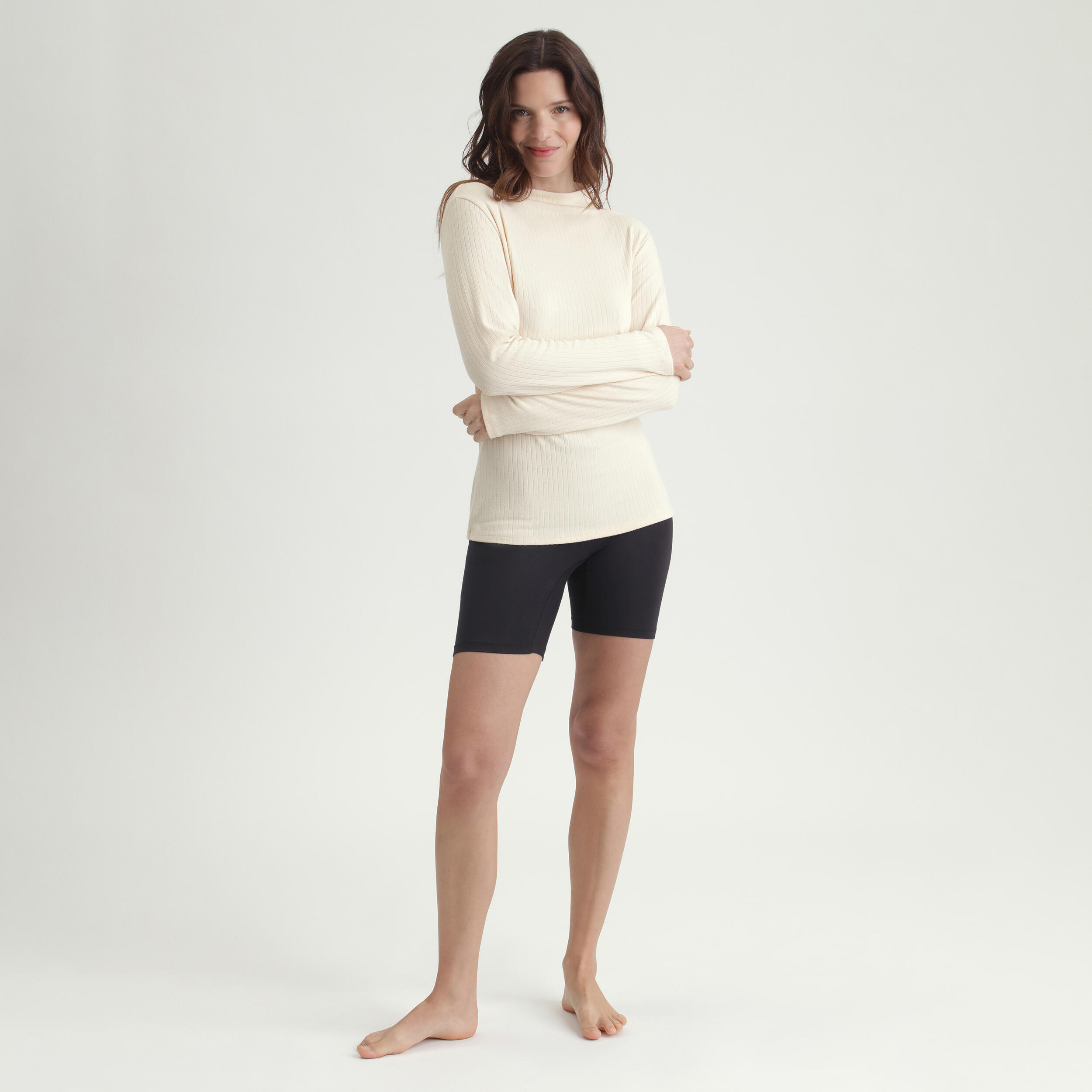 Dim Thermal ,T-shirt thermique manches longues et col montant | Decathlon