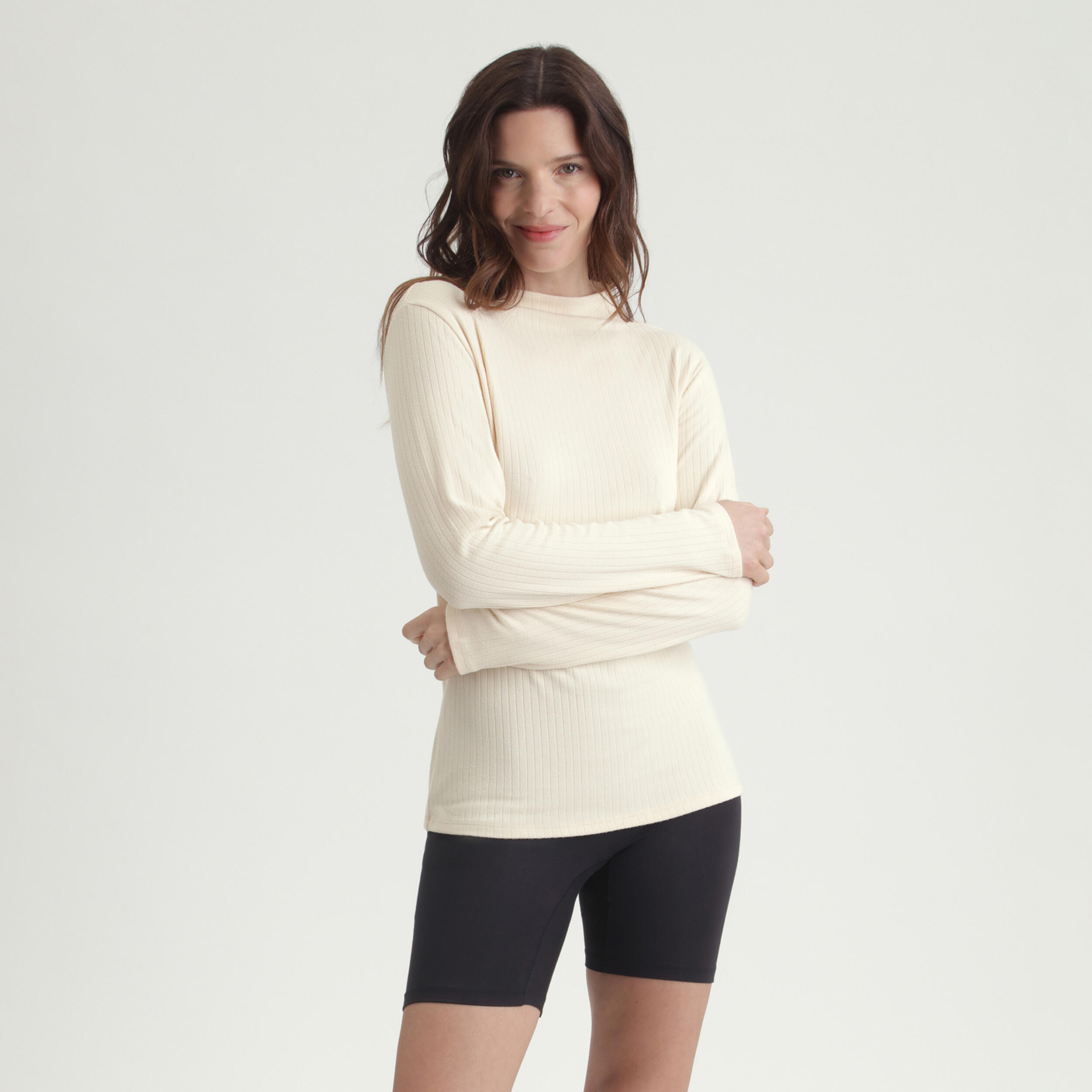Dim Thermal ,T-shirt thermique manches longues et col montant | Decathlon