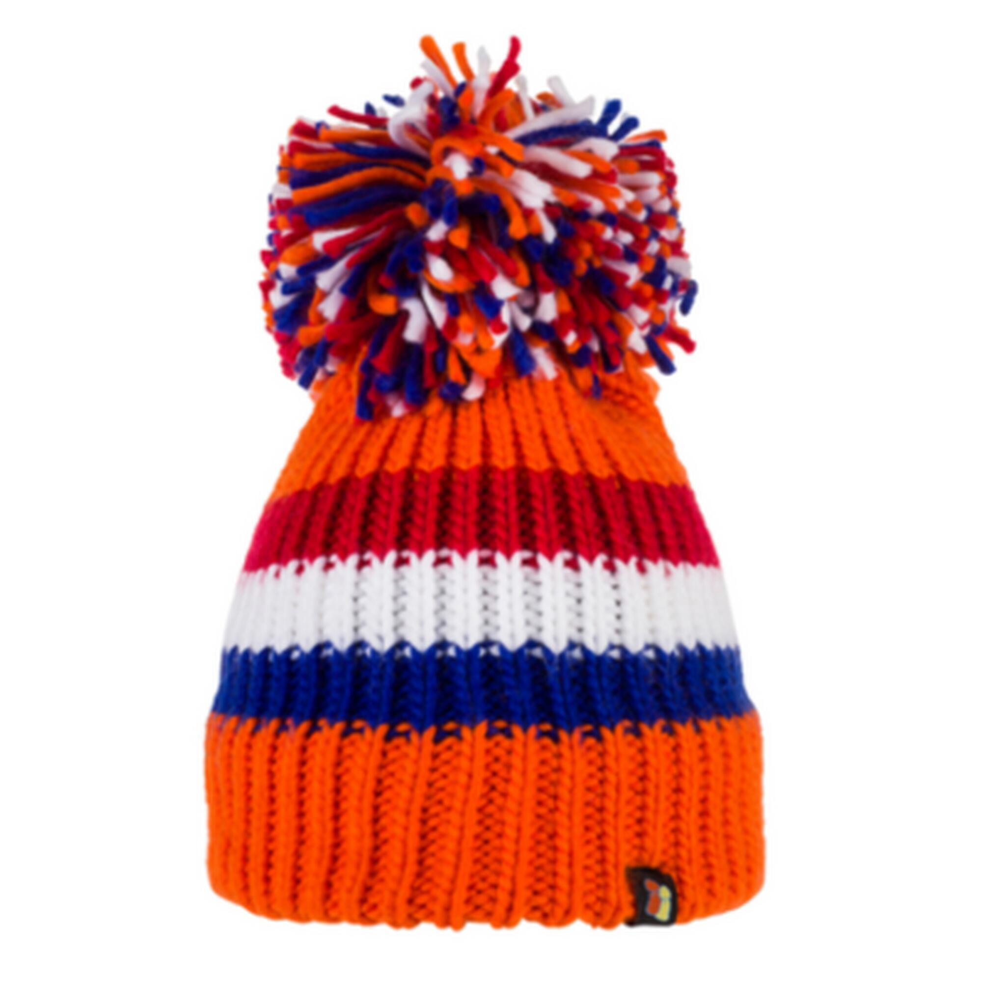 Bonnet Big Bobble Hats UCI Black Rainbow Stripes BIG BOBBLE HATS ...