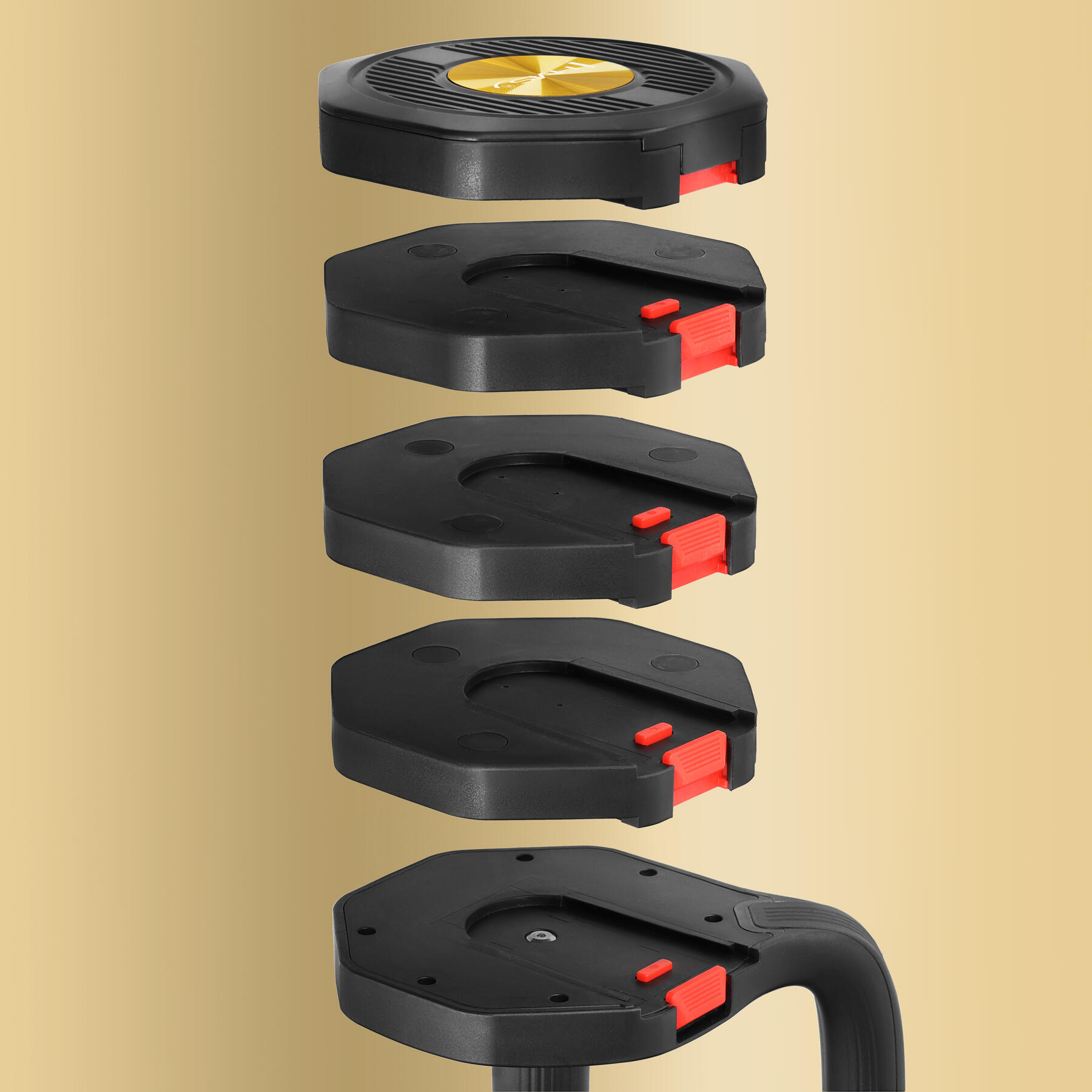 Verstelbare halter met push-up- en kettlebell-steun HL05 3-in-1 HMS ...