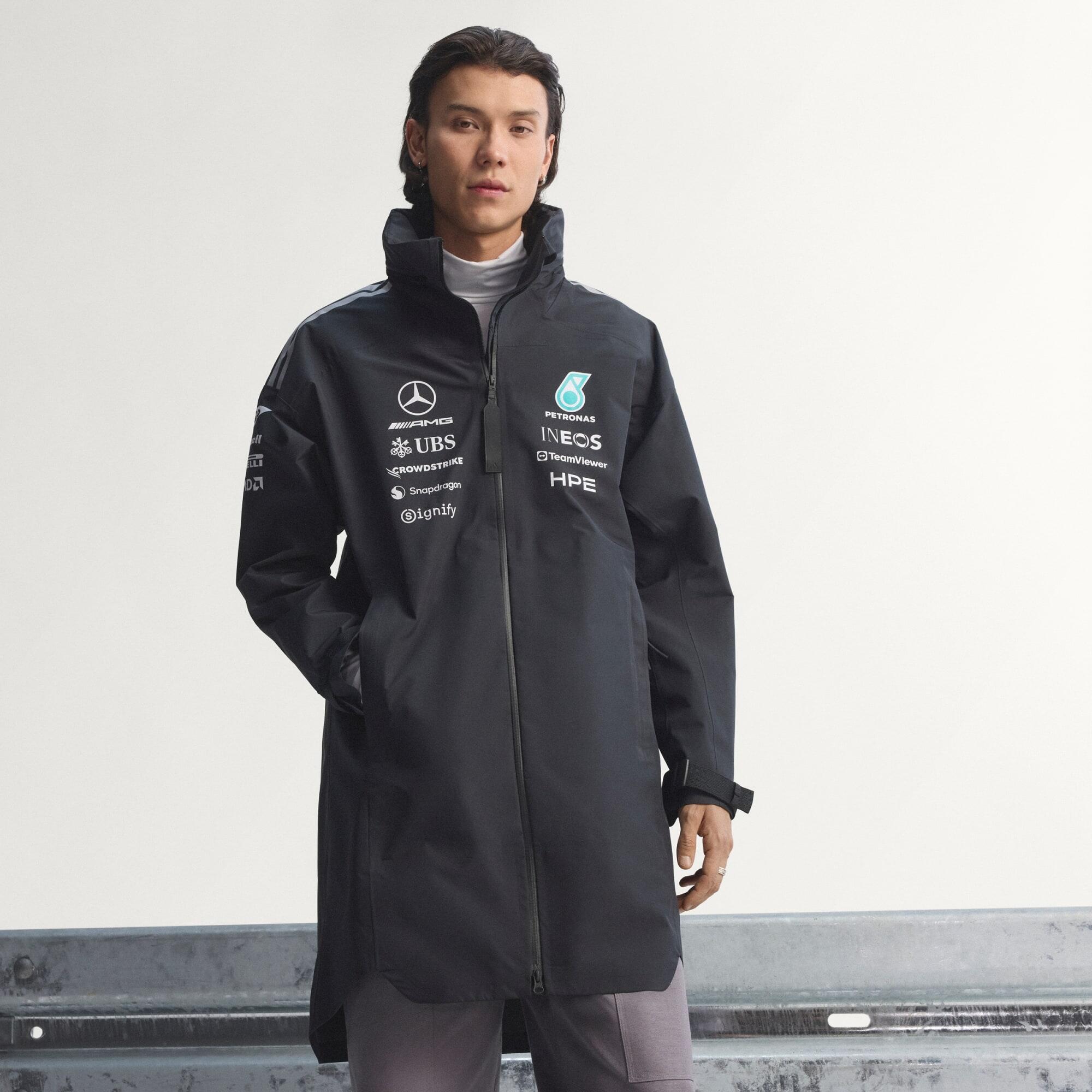 MERCEDES - AMG PETRONAS FORMULA 1 TEAM ENGINEERS RAIN PARKA ADIDAS ...