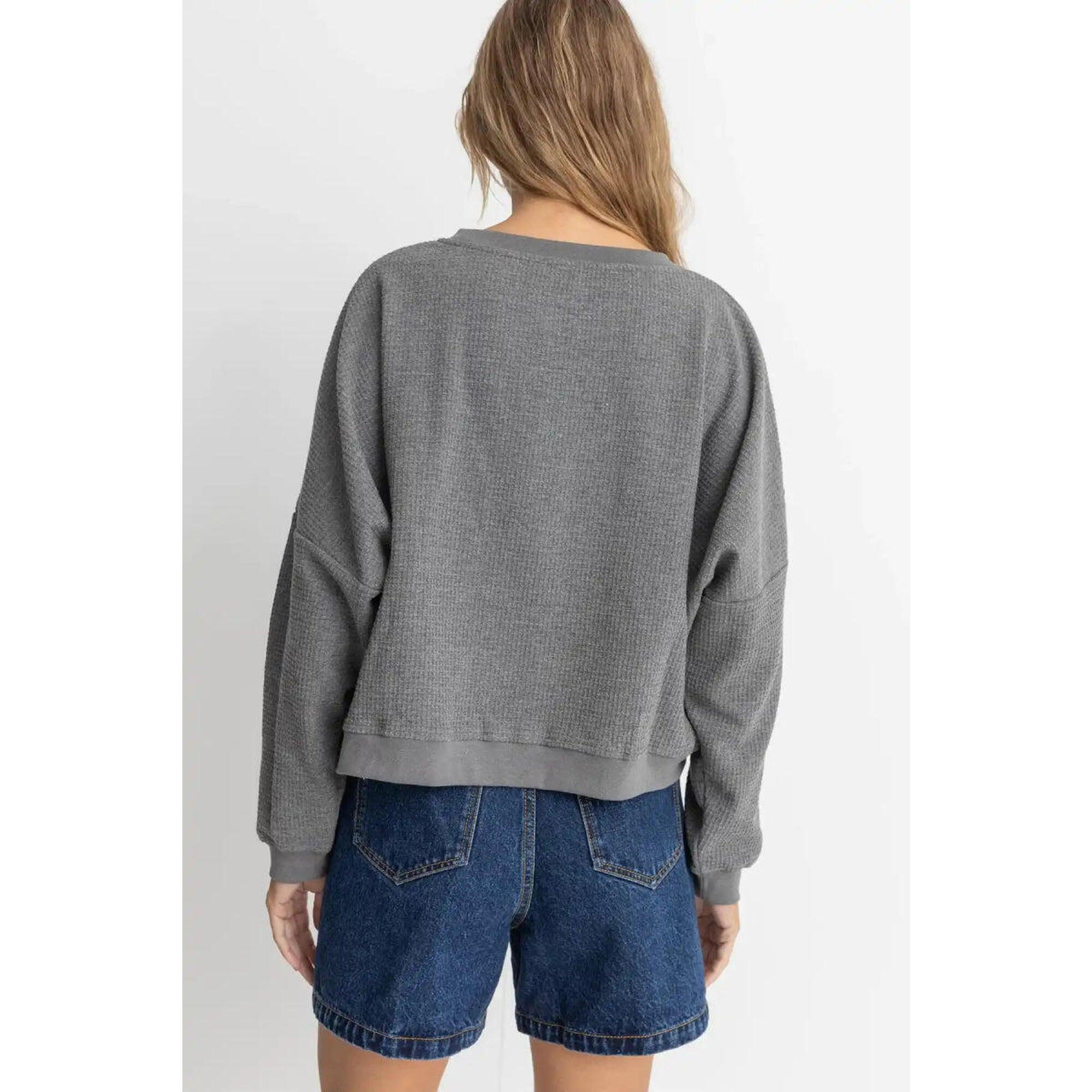 Stinson Beach Slouch Waffle - Sweat Femme RHYTHM | Decathlon