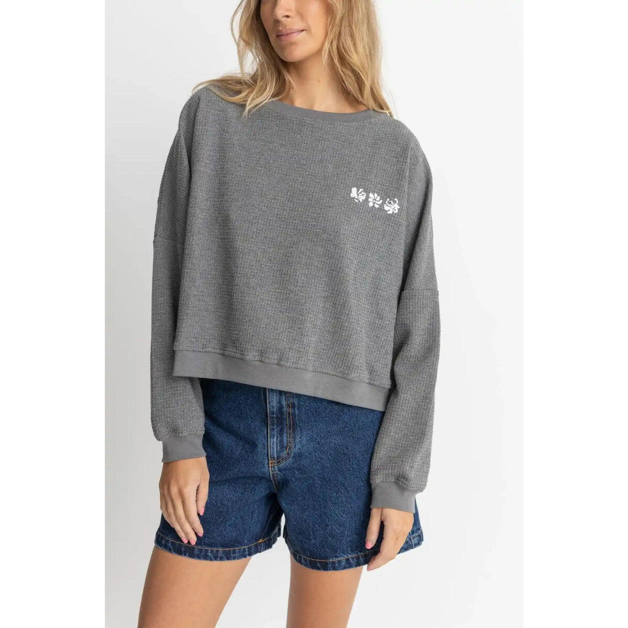 Stinson Beach Slouch Waffle - Sweat Femme RHYTHM | Decathlon