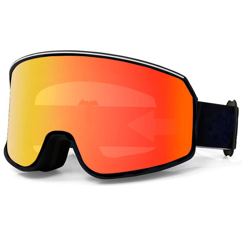 Lunettes de ski unisexes Fluor Eyewear HX-022 - C2, noir/rouge FLUOR ...