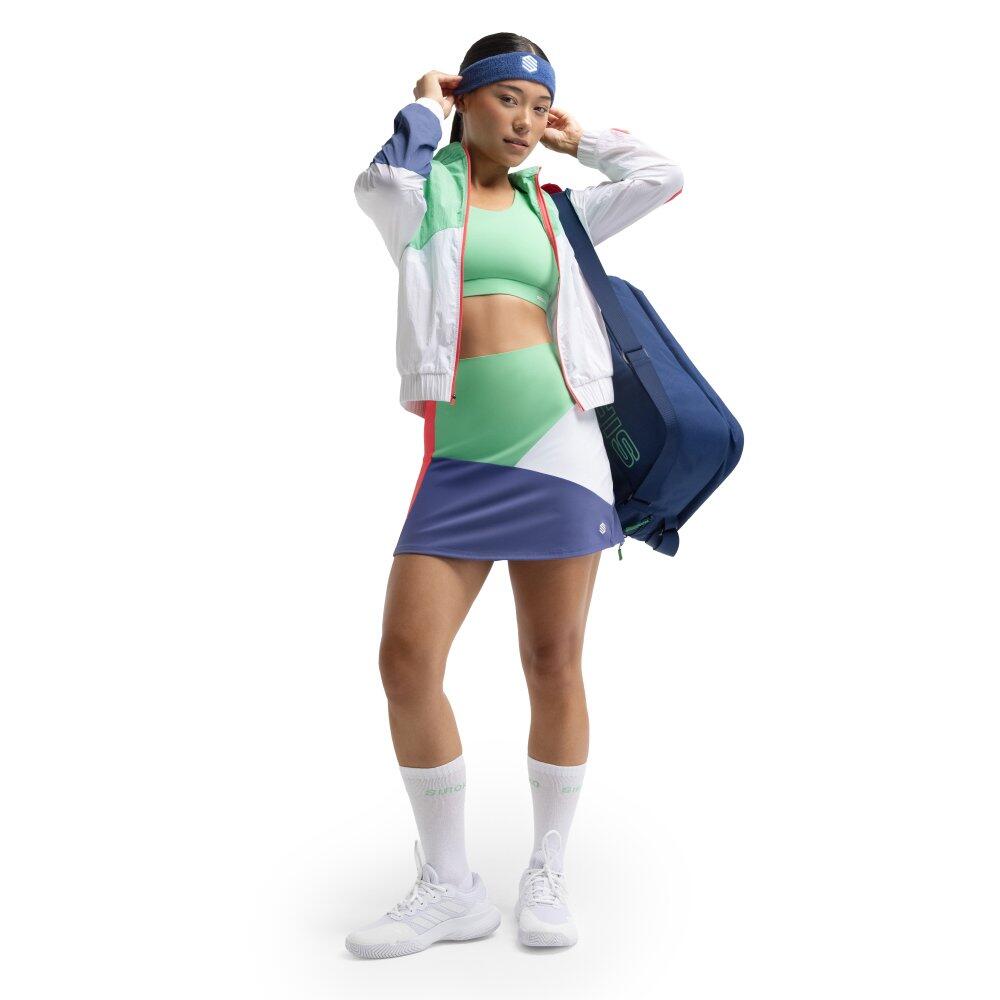 Skort da padel a vita alta donna Bunt Erit Multicolore SIROKO | Decathlon