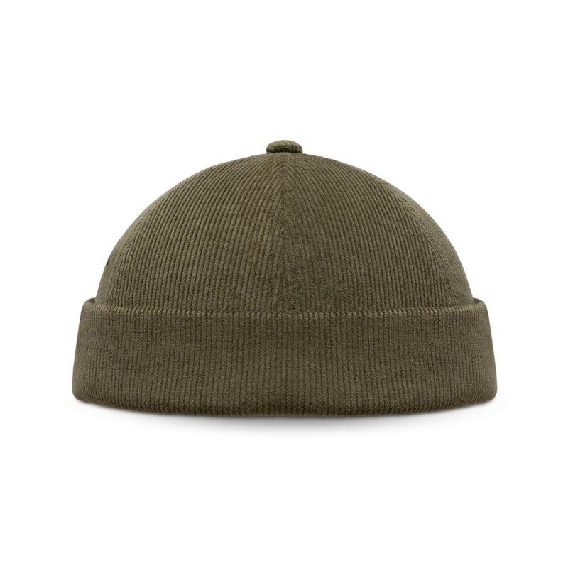 Bonnet docker en velours côtelé Homme et Femme Cord Docker Green Vert ...