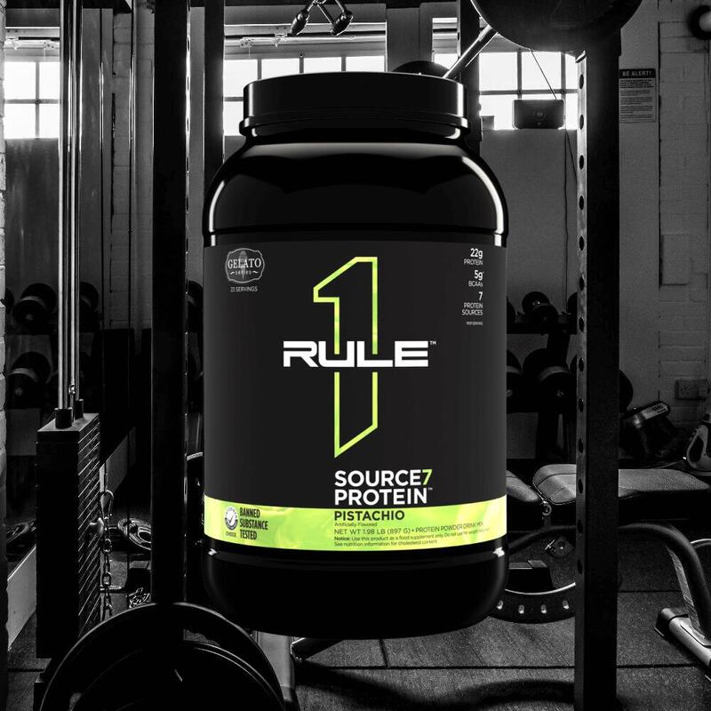 Rule1 R1 Source7 Gelato Protein (5lbs) Pistachio Ice Cream - Protéines ...