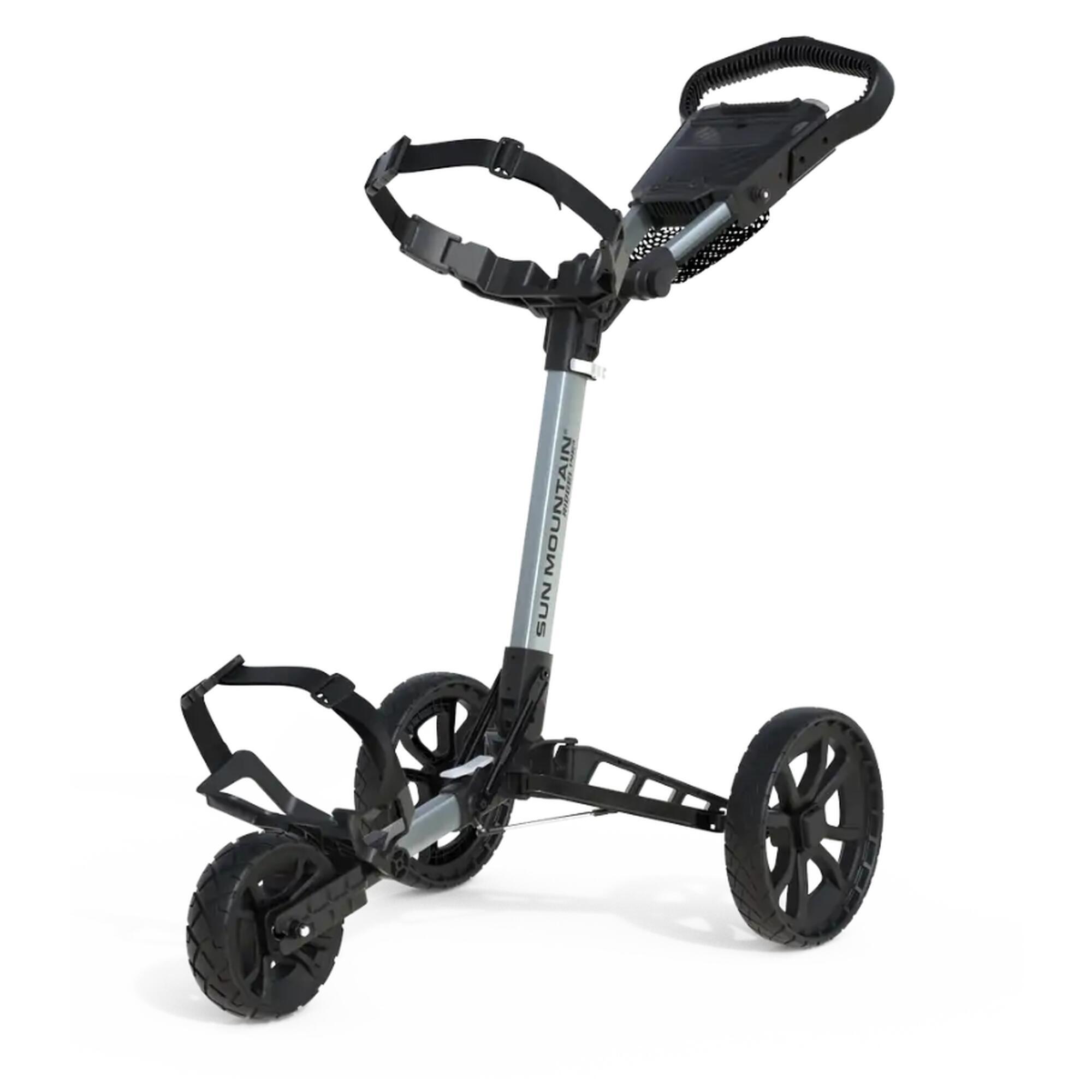 Sun Mountain Ridgeline 3 Push Cart, chariot de golf manuel, rose SUN ...