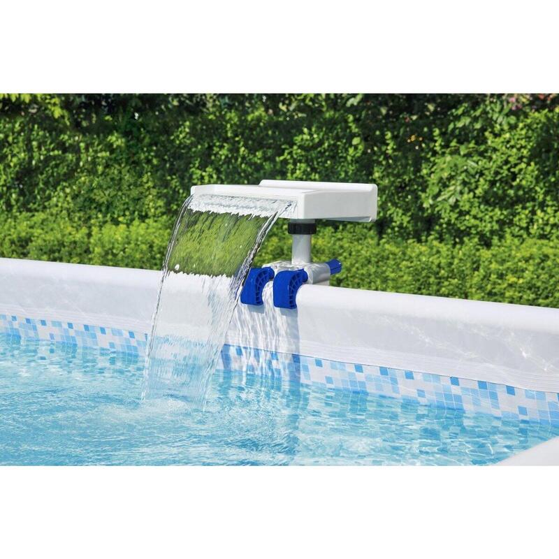 Bestway Cascade d'eau lumineuse LED pour piscine hors sol BESTWAY ...