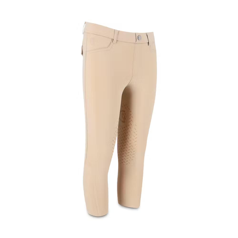 Rijbroek Mexico – Jongens – Rijlegging met Knee Grip – Beige - maat 130 ...