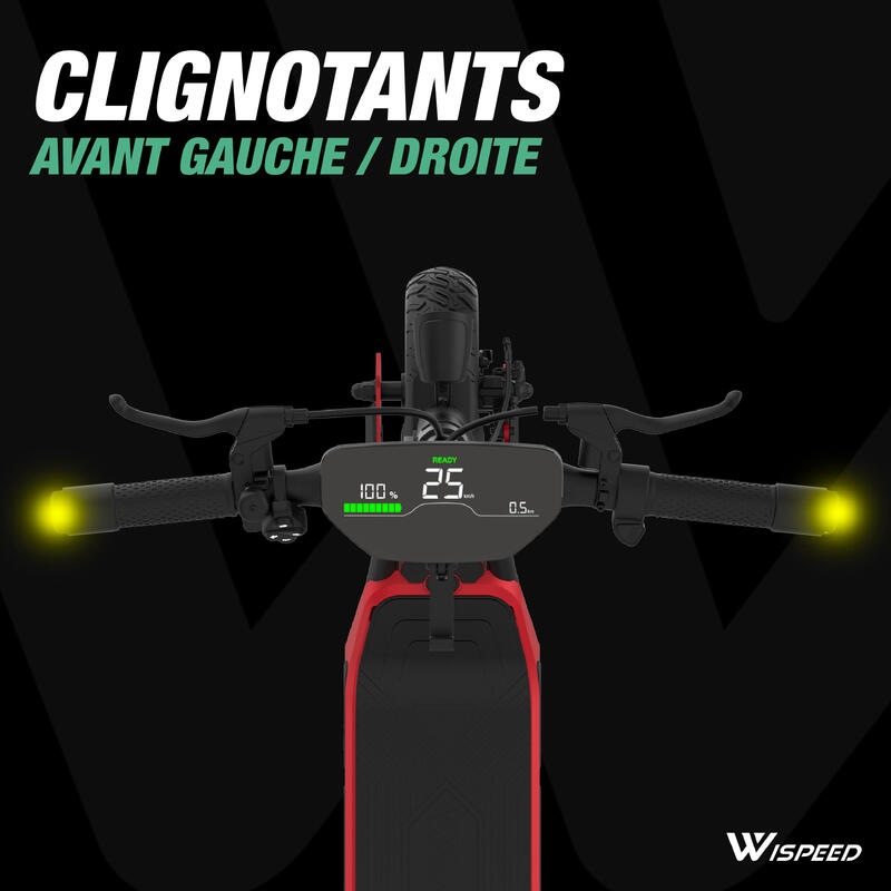 Unisexe Trottinette électrique Tout-chemin 60 km 10" SUVPILOT 150 R ...