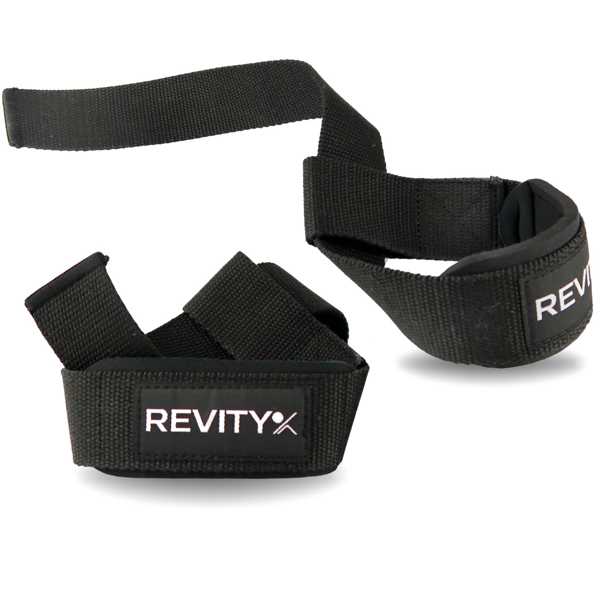 REVITY Trhačky na mrtvý tah a cviky s činkou REVITY Deadlift Straps - 2 ...