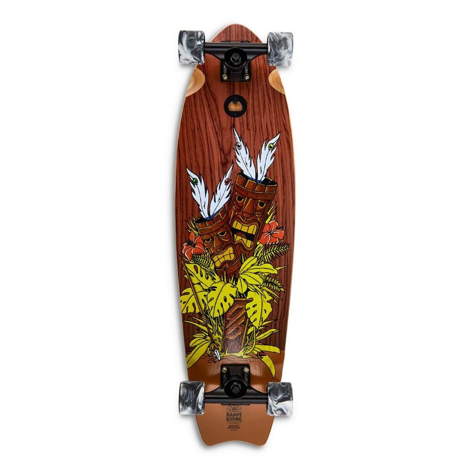 Skateboard Cruiser Ghettoblaster Mogano Tki Totem Fish Tail 33" -9,5 ...