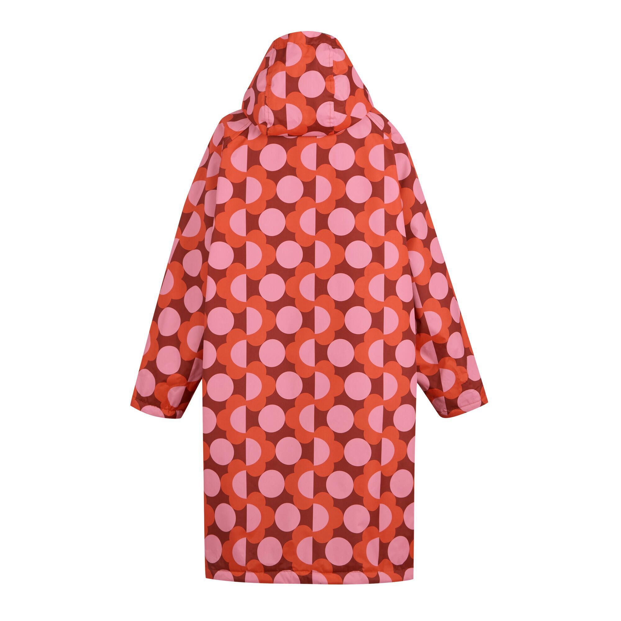 Childrens/Kids Orla Kiely Spotted Changing Robe (Red/Burnt Henna ...