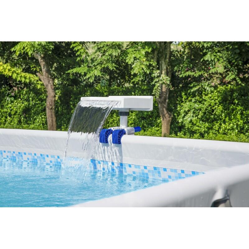 Bestway Cascade d'eau lumineuse LED pour piscine hors sol BESTWAY ...
