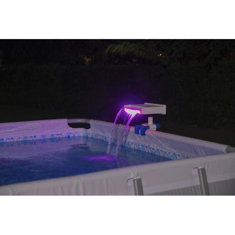 Bestway Cascade d'eau lumineuse LED pour piscine hors sol BESTWAY ...