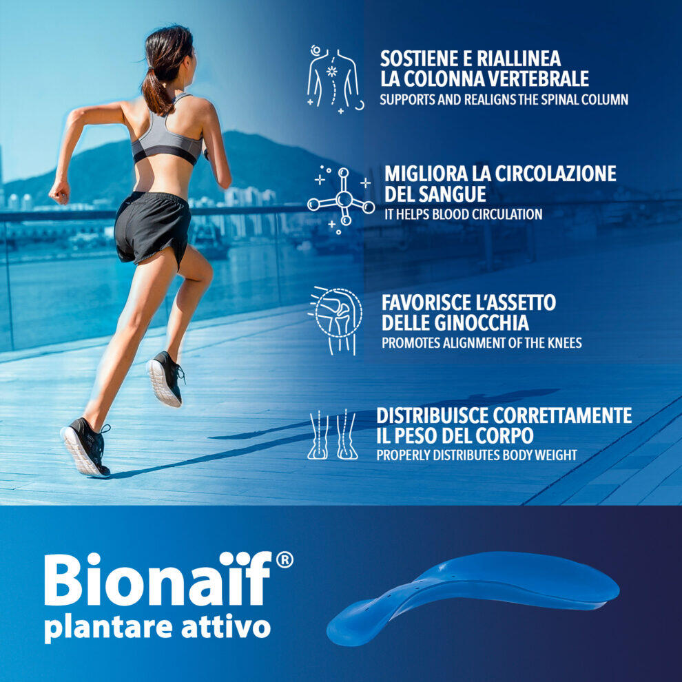 Bionaif Active Insole White, ideal for sports, work, and home use R EVENGE | Decathlon